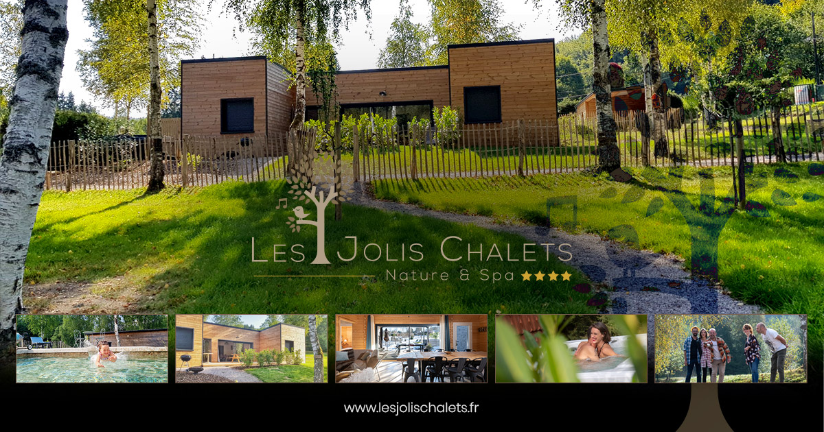 Les Jolis Chalets • Chalets & Lodge avec jacuzzi privatif dans les Vosges • voyager autrement